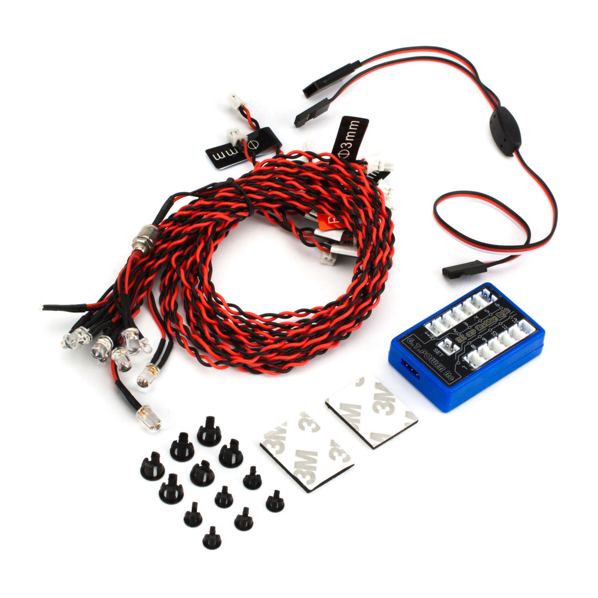GTP Complete LED Light Kit w/ Control Box – Rc-Volt