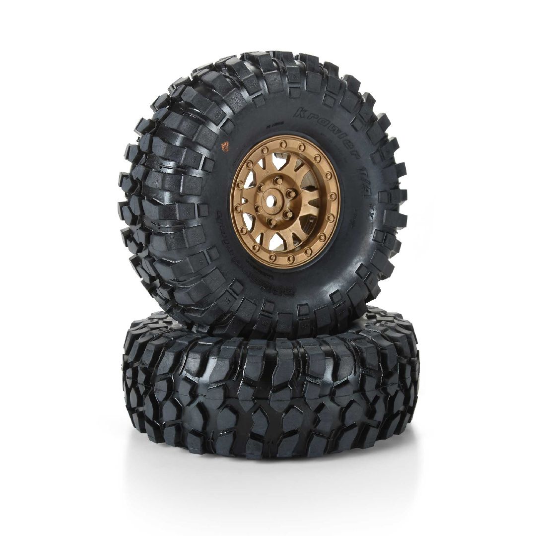 BFG Krawler T/A KX G8 1.9" Tires on Bronze Impulse (2) – Rc-Volt